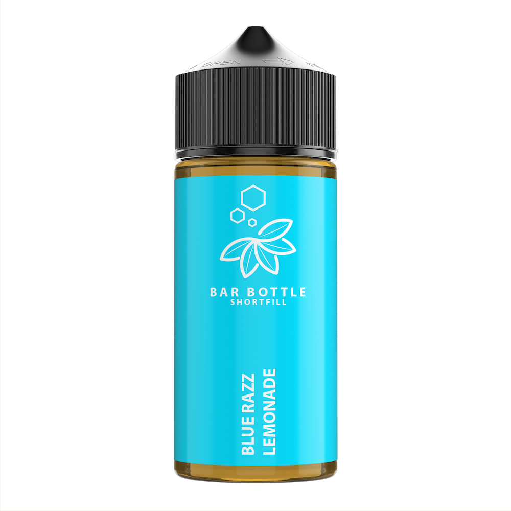 Bar Bottle Blue Razz Lemonade 100ml Short Fill For £11.99